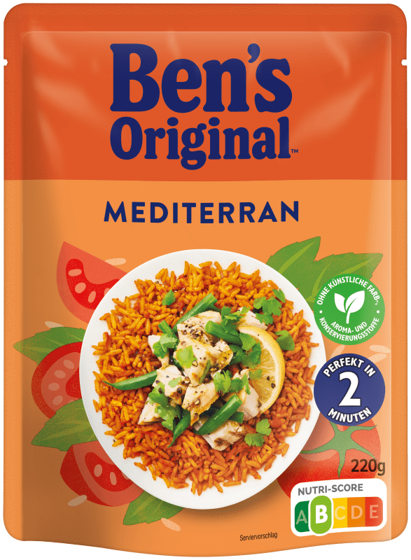 Lecker und einfach: Express-Reis mediterran | Ben’s Original™